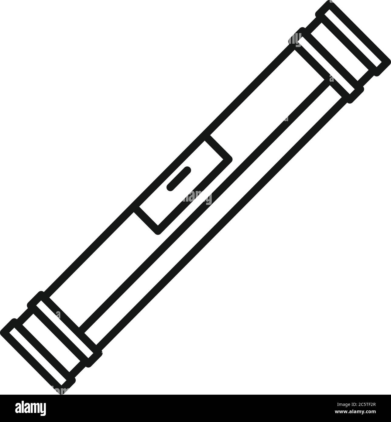 Level bar icon. Outline level bar vector icon for web design isolated ...