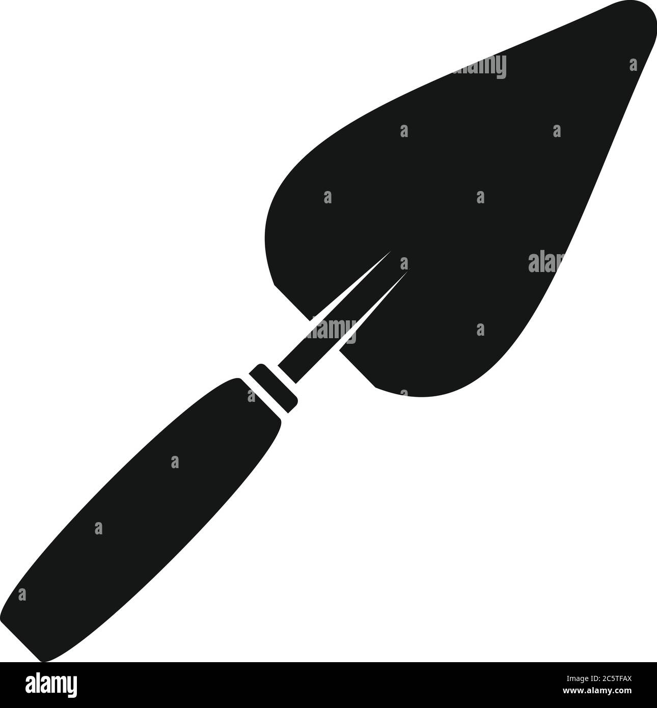 Construction trowel icon. Simple illustration of construction trowel ...