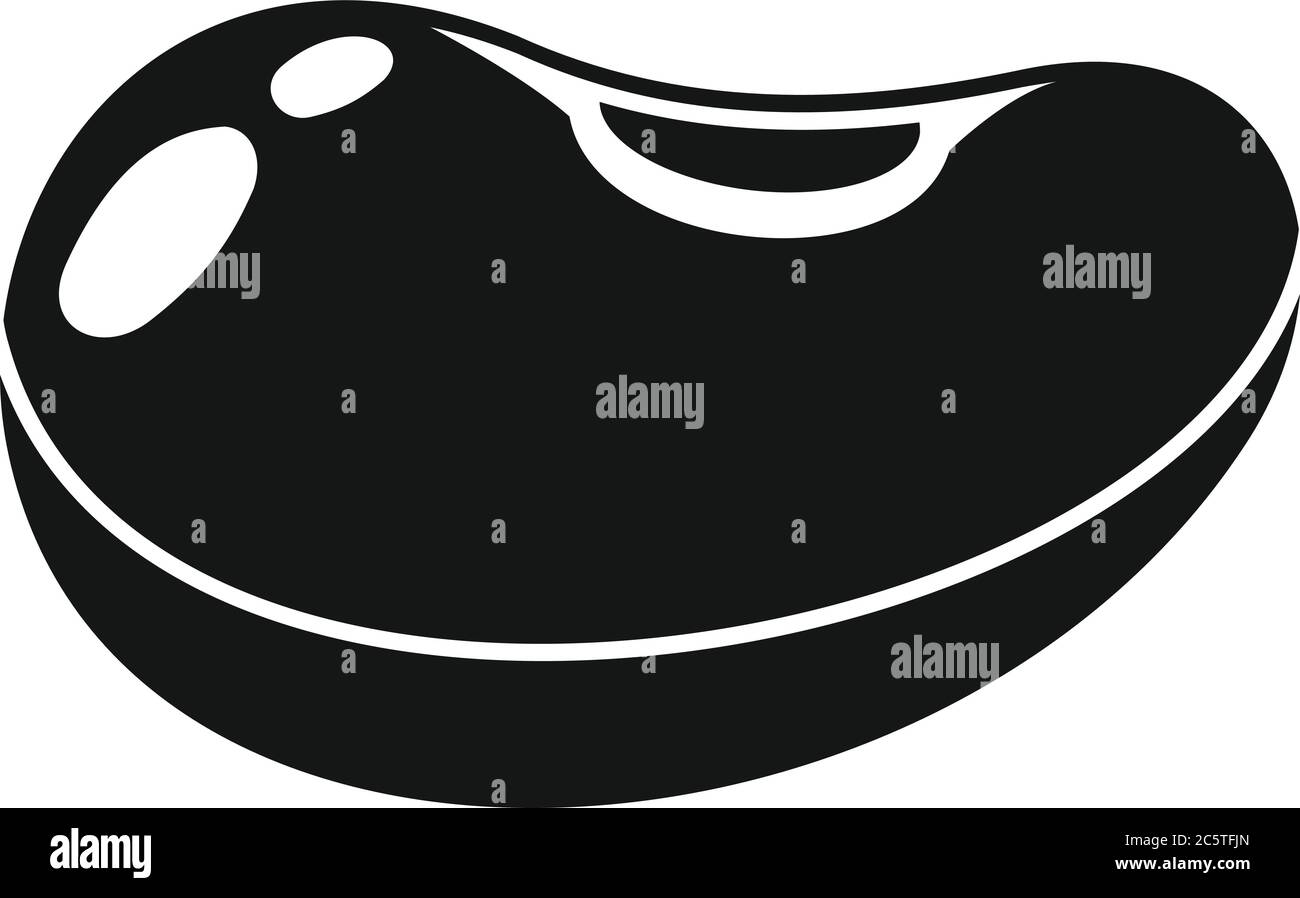 Grain kidney bean icon. Simple illustration of grain kidney bean vector ...
