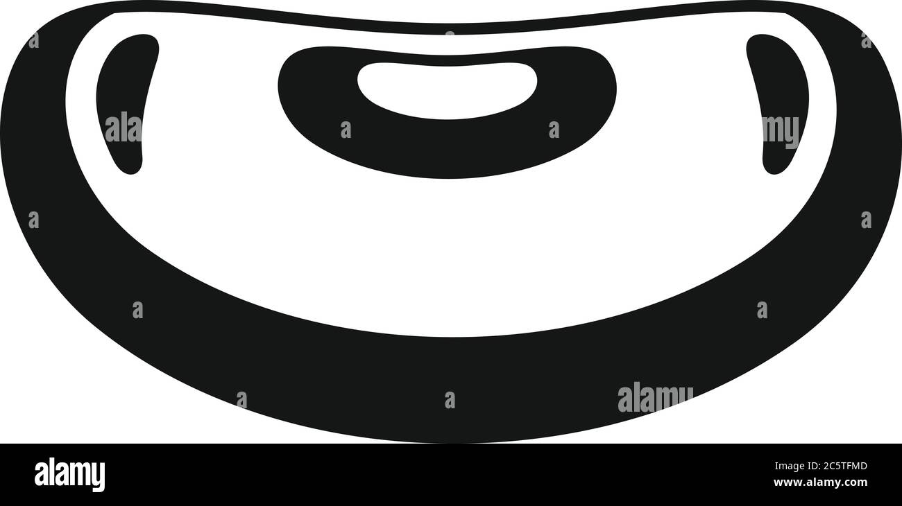 Protein kidney bean icon. Simple illustration of protein kidney bean ...