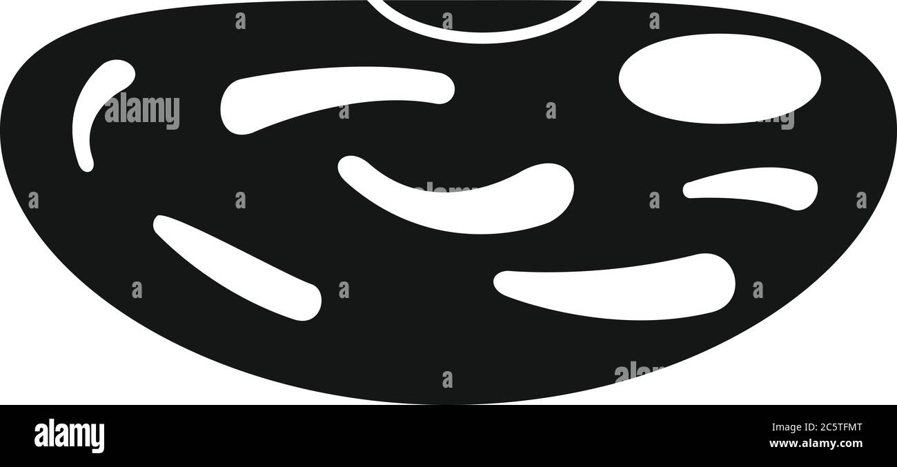 Lima kidney bean icon. Simple illustration of lima kidney bean vector ...