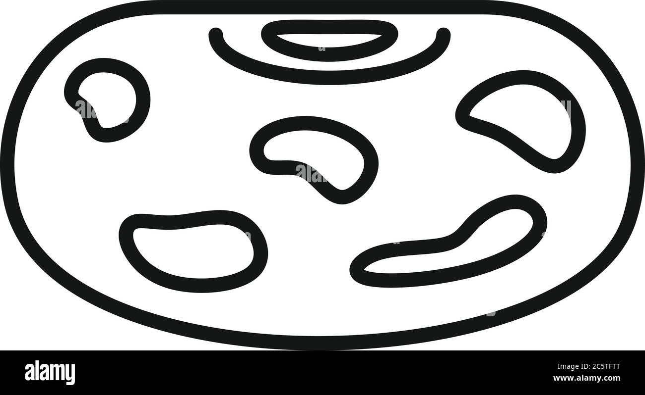 Agriculture kidney bean icon. Outline agriculture kidney bean vector ...