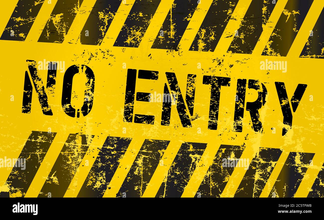 No entry sign, vector Illustration Stock Vector Image & Art - Alamy