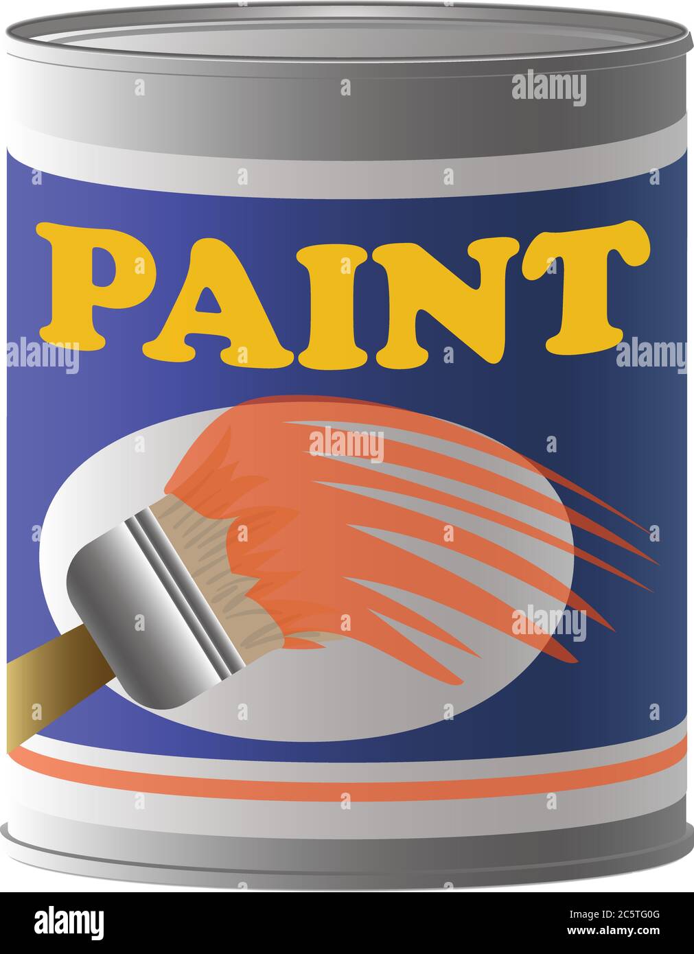 Paint can icon. Cartoon of paint can vector icon for web design ...