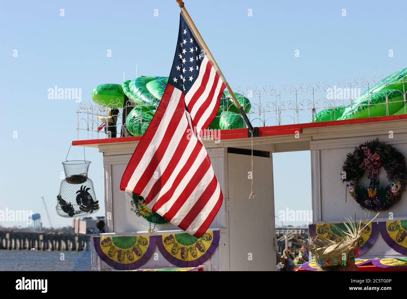 Parade after Hurricane Katrina in Ocean Springs, Mississippi near ...