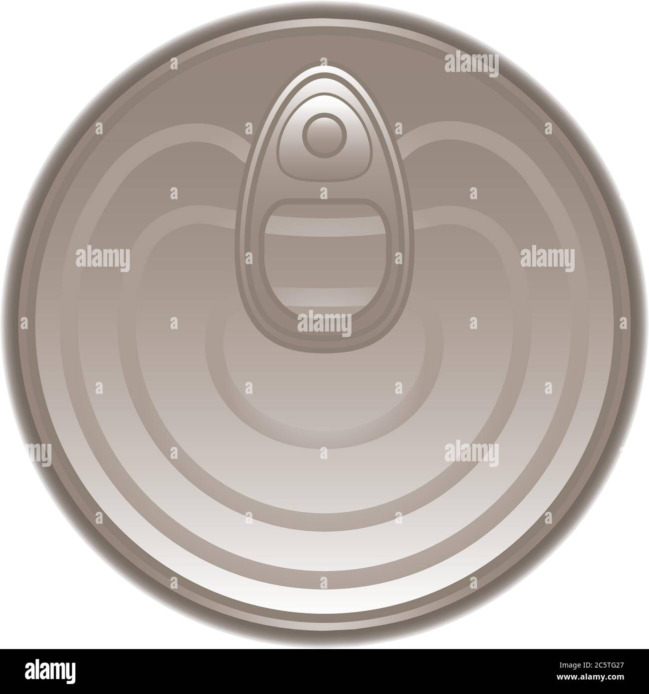 Cartoon open tin can Cut Out Stock Images & Pictures - Alamy