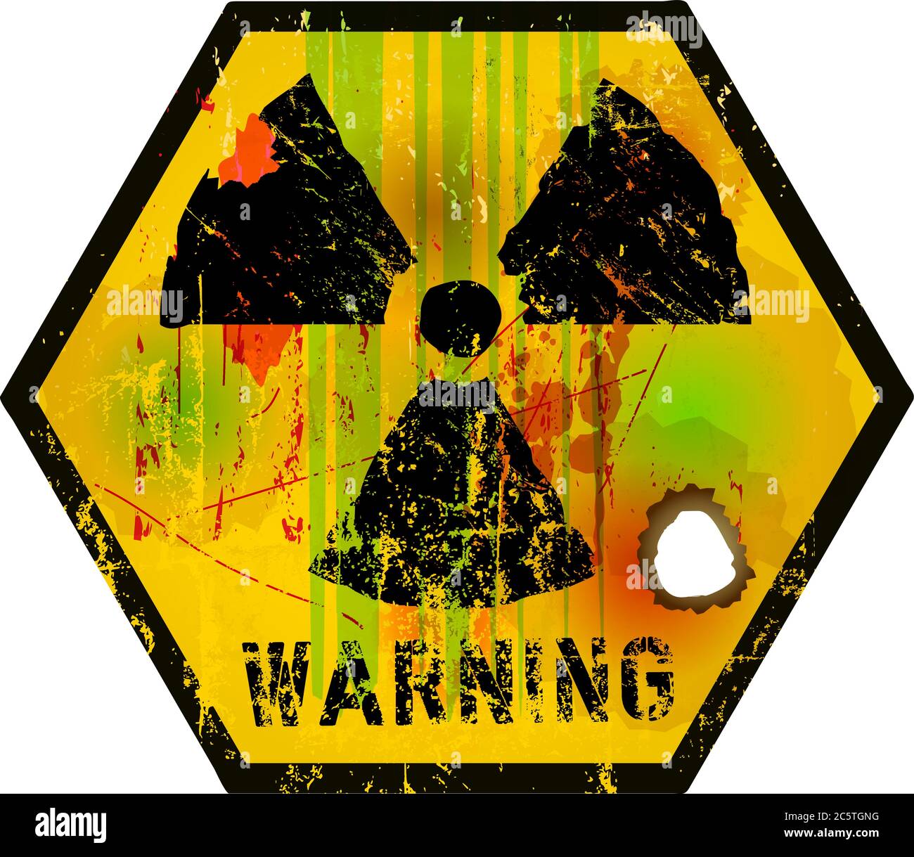 Radiation arrow icon hi-res stock photography and images - Alamy