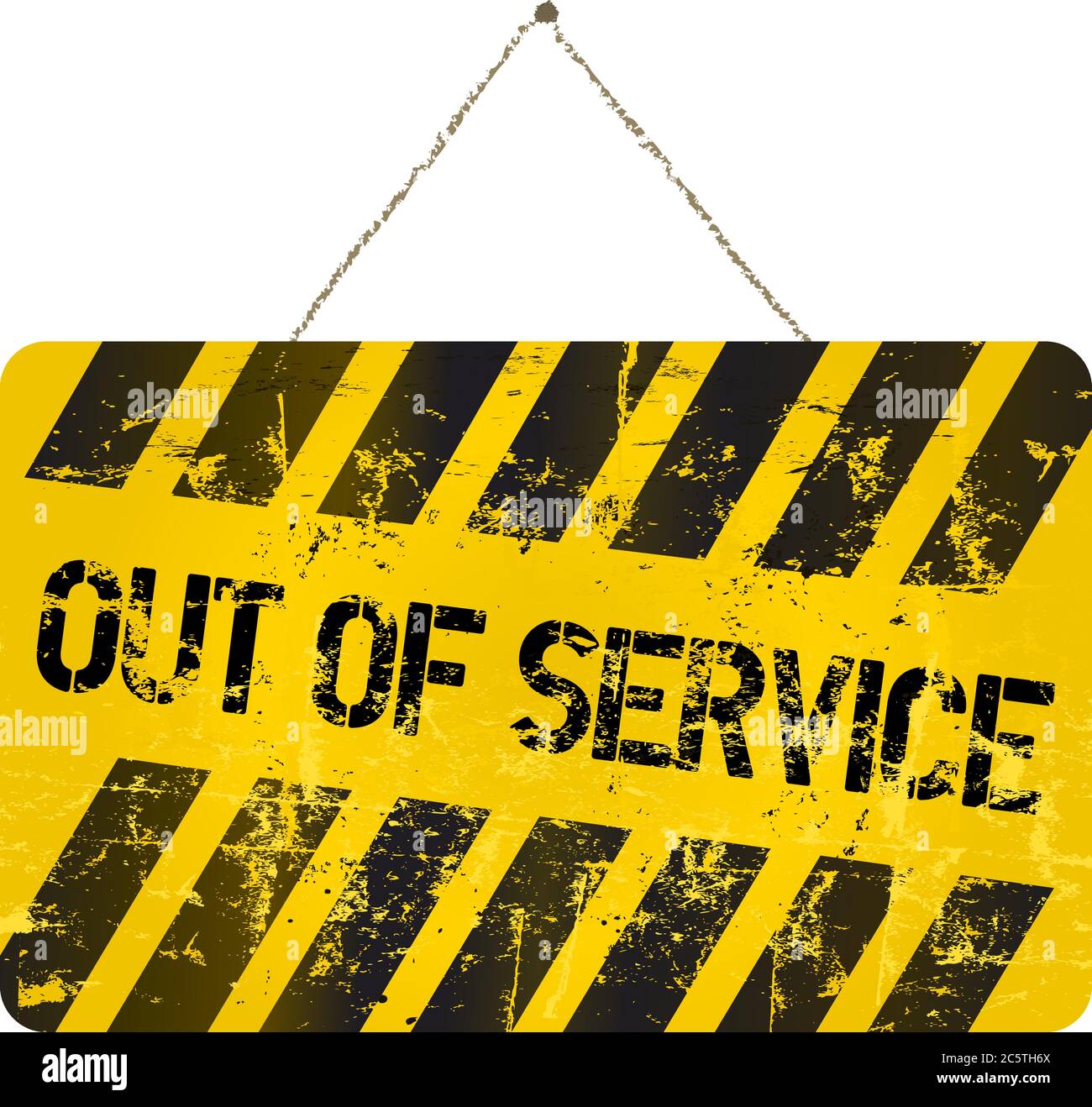out of service sign, vector illustration Stock Vector Image & Art - Alamy