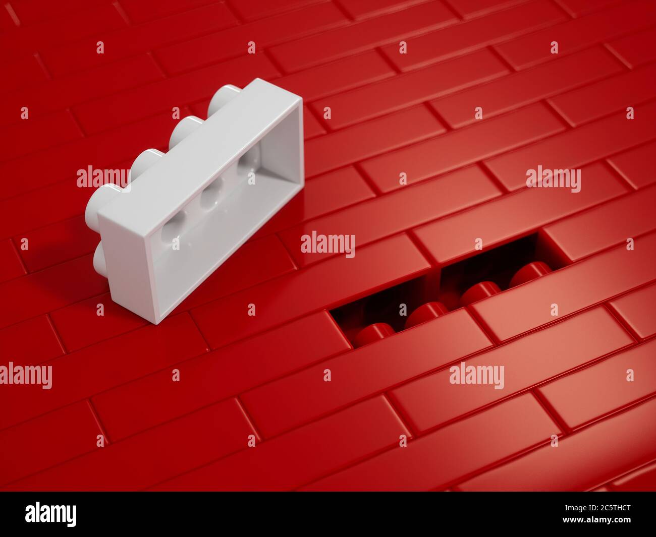 Red wall collapse hi-res stock photography and images - Alamy