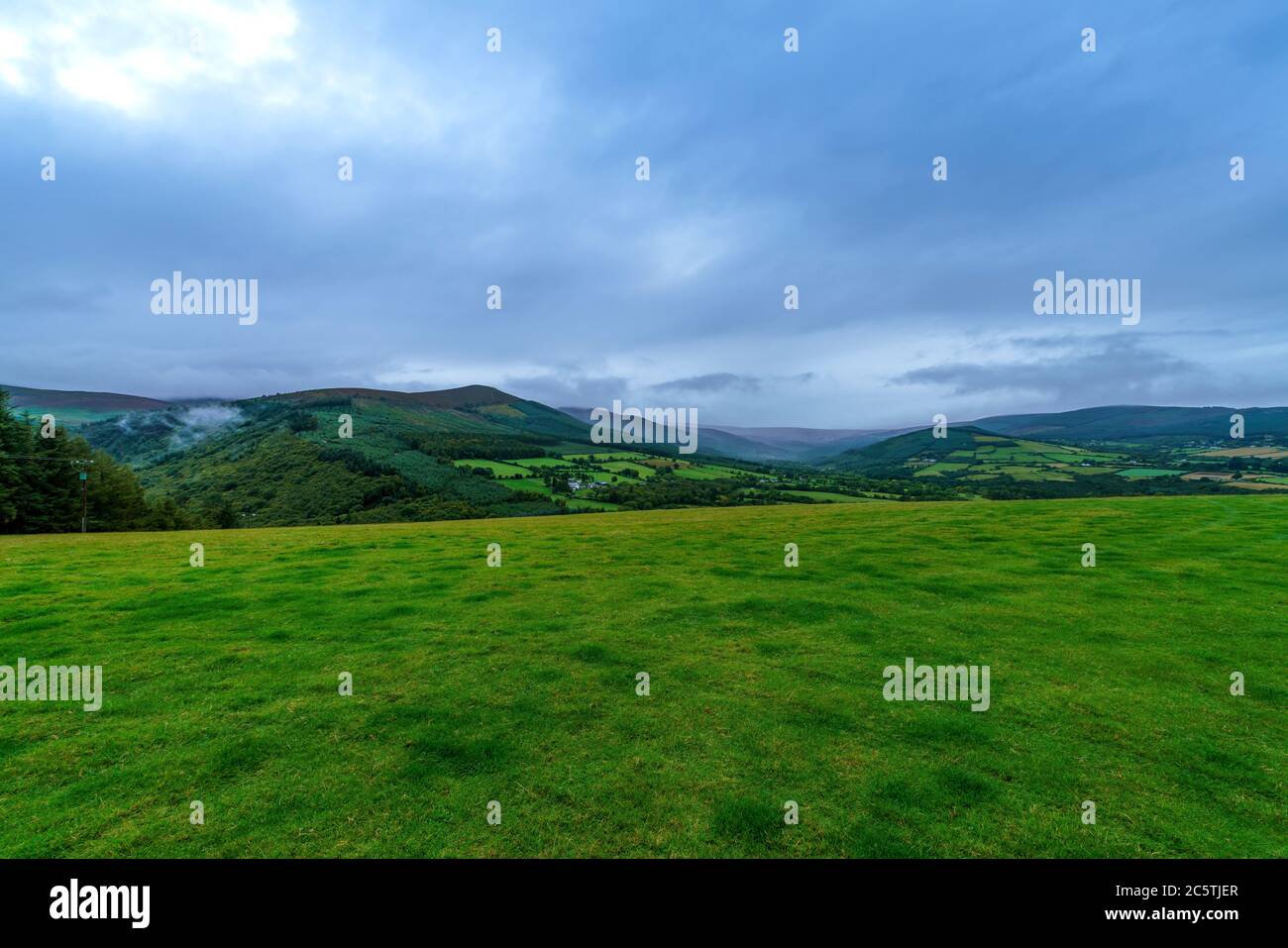 Green hills in Wicklow Ireland Stock Photo - Alamy