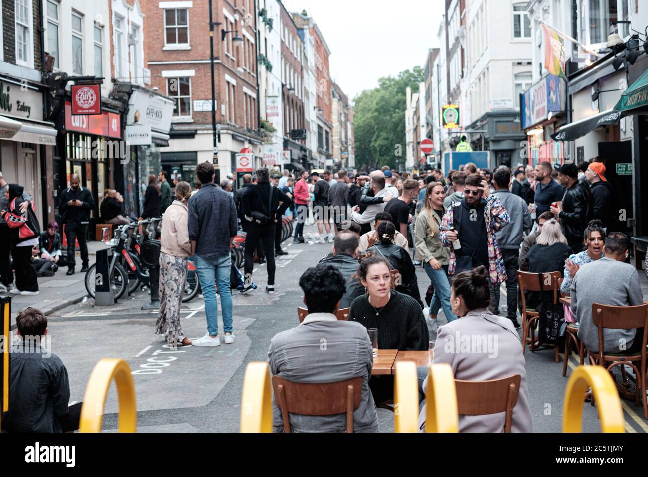 Local Londoners have returned to Soho during Super Saturday and ...