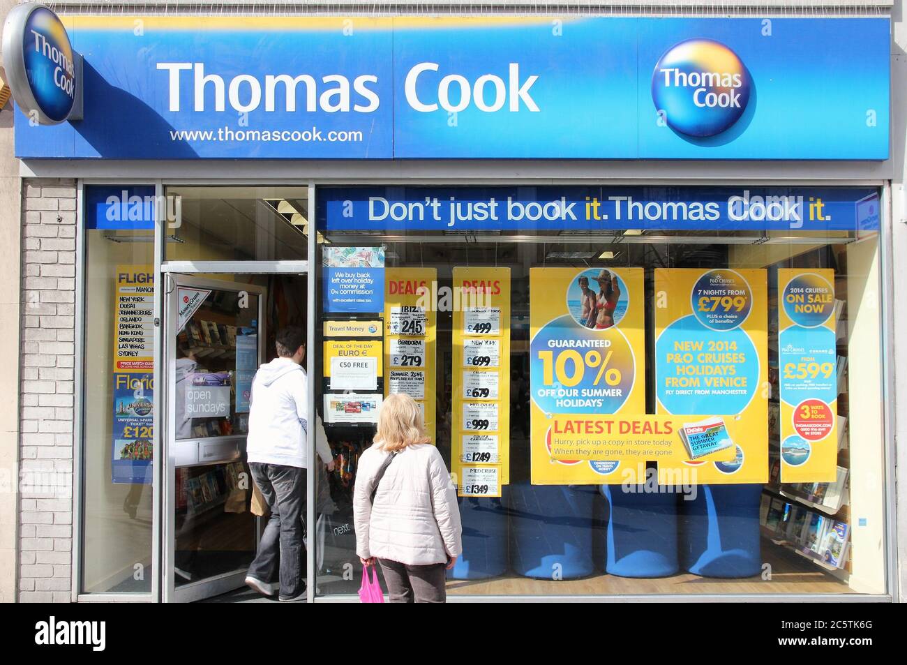 Thomas cook travel agency hi-res stock photography and images - Alamy