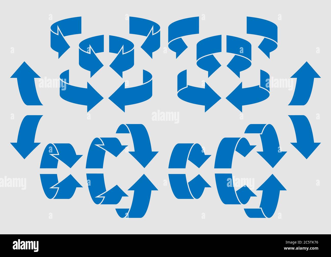 Set of arrow, vector illustration Stock Vector Image & Art - Alamy