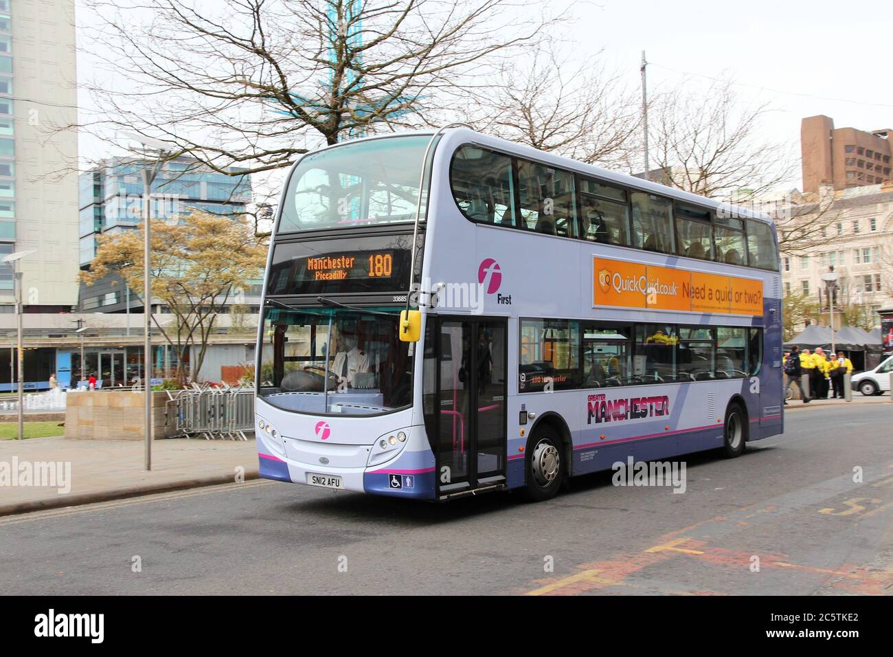 First manchester bus hi-res stock photography and images - Alamy