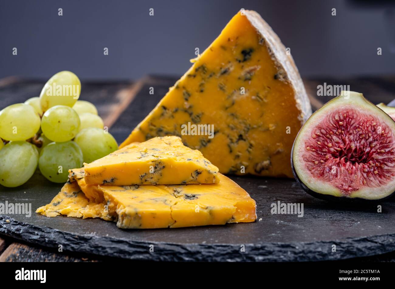 Wensleydale blue cheese hi-res stock photography and images - Alamy