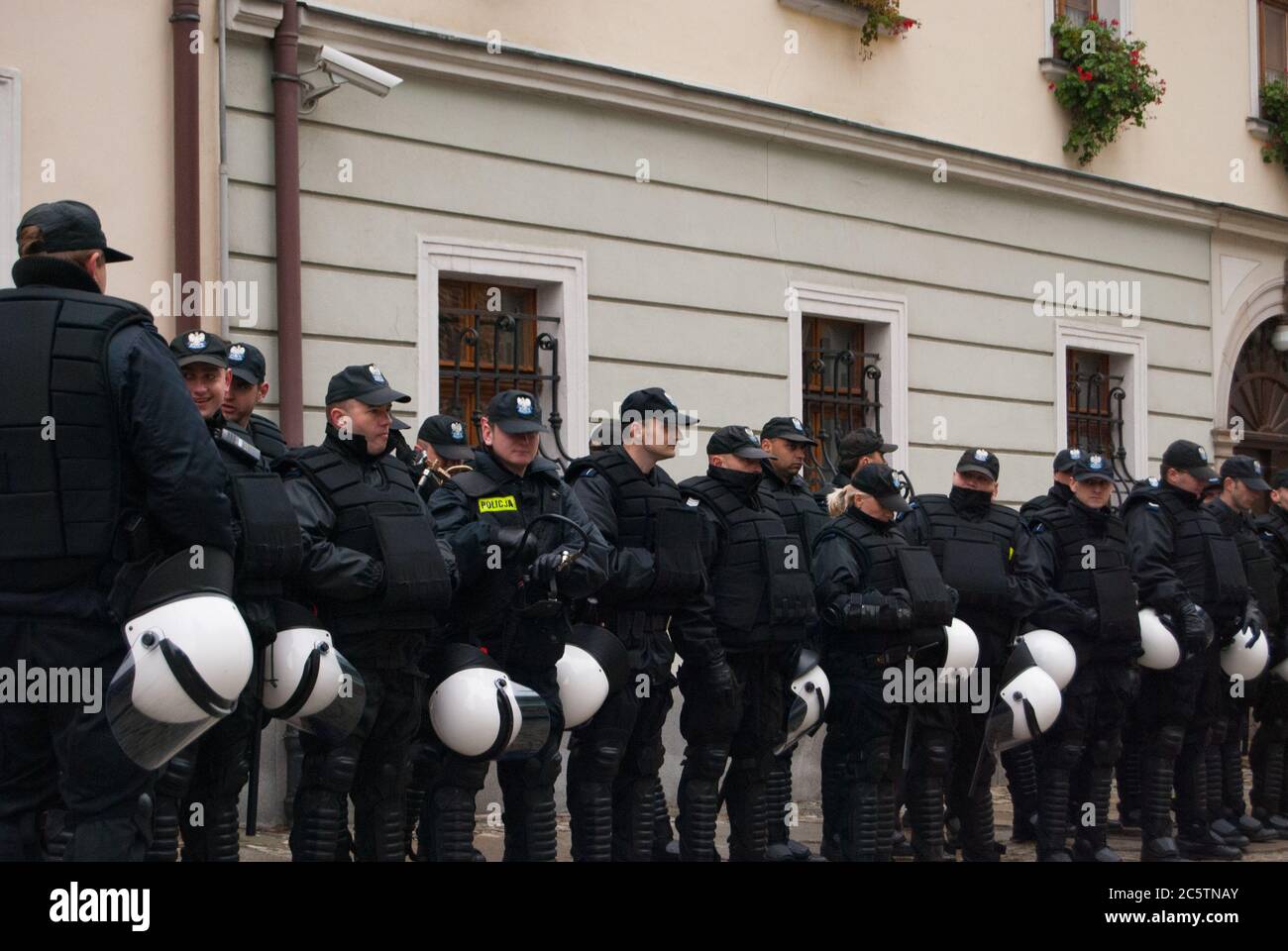 Polish riot police hi-res stock photography and images - Alamy
