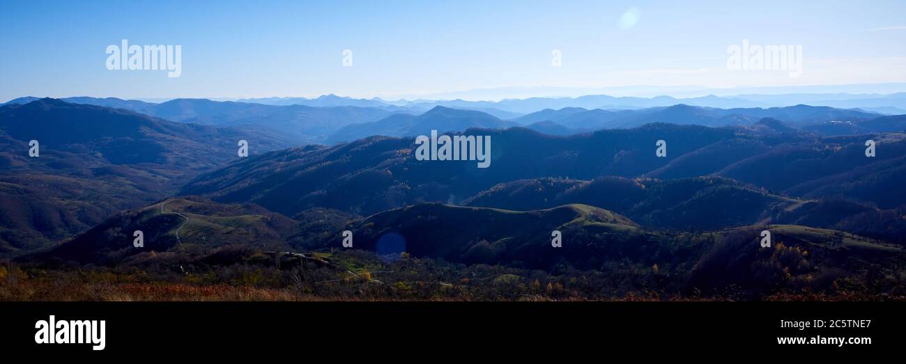 Fall landscape field trees hills hi-res stock photography and images ...