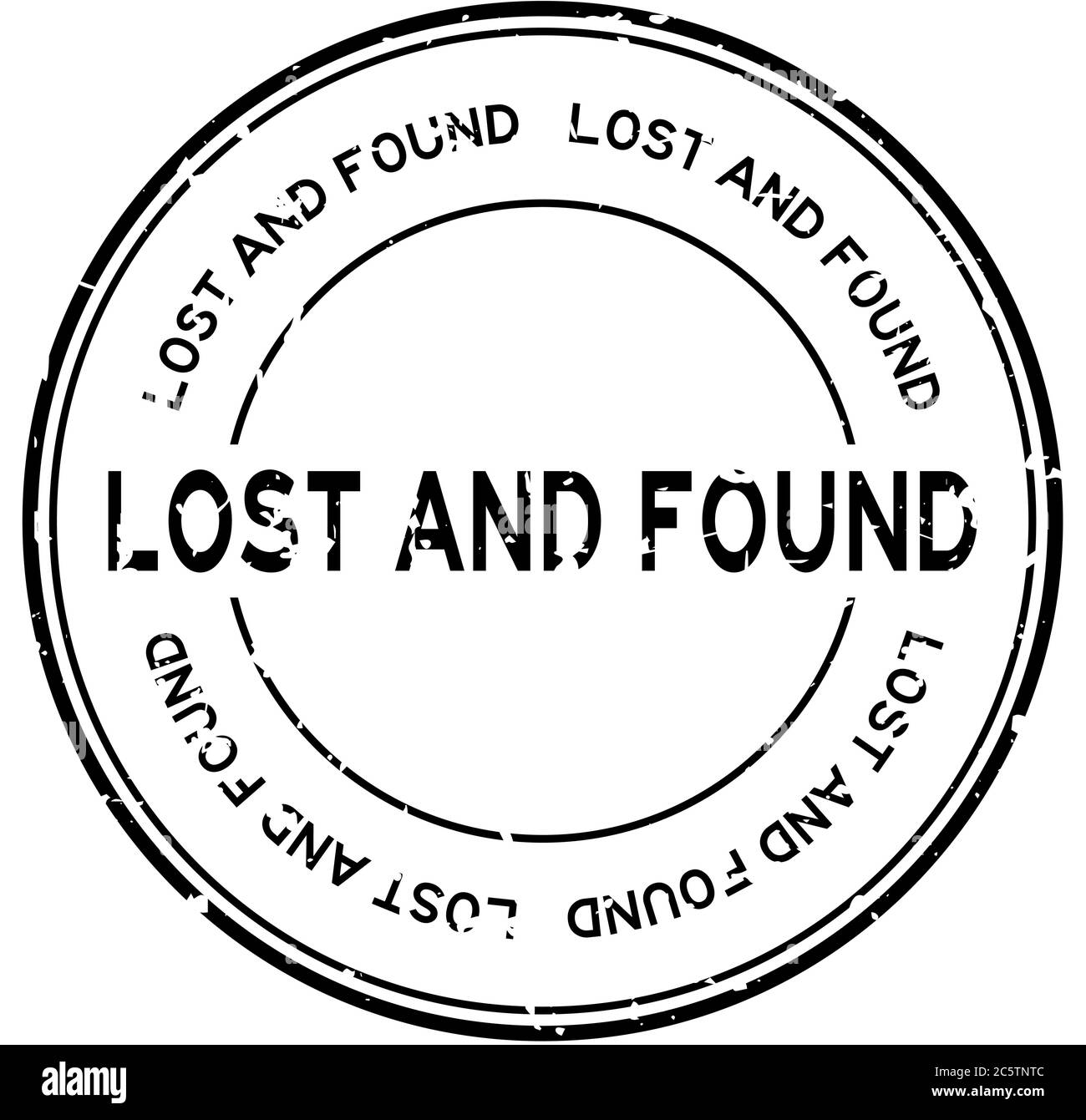 Lost property sign airport Stock Vector Images - Alamy
