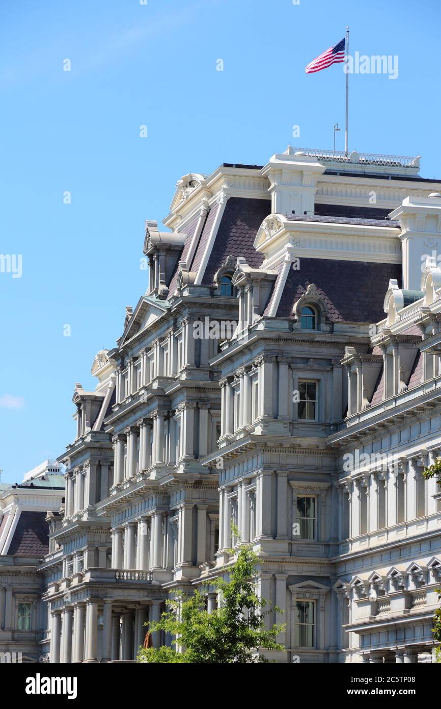 Washington DC, USA. Eisenhower Executive Office Building Stock Photo ...
