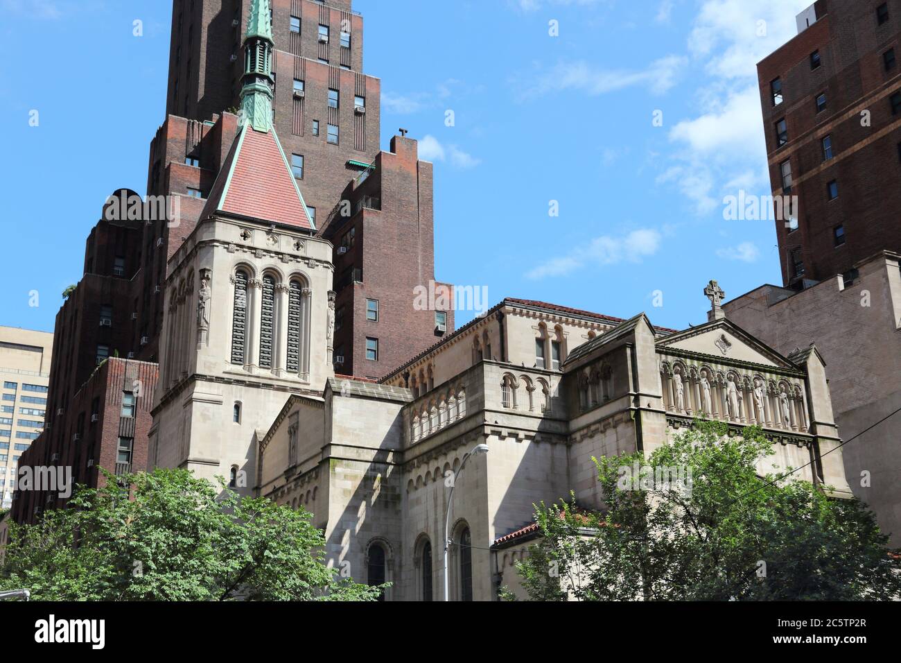 Manhattan landmark. Our Saviour Roman Catholic Church. New York City ...