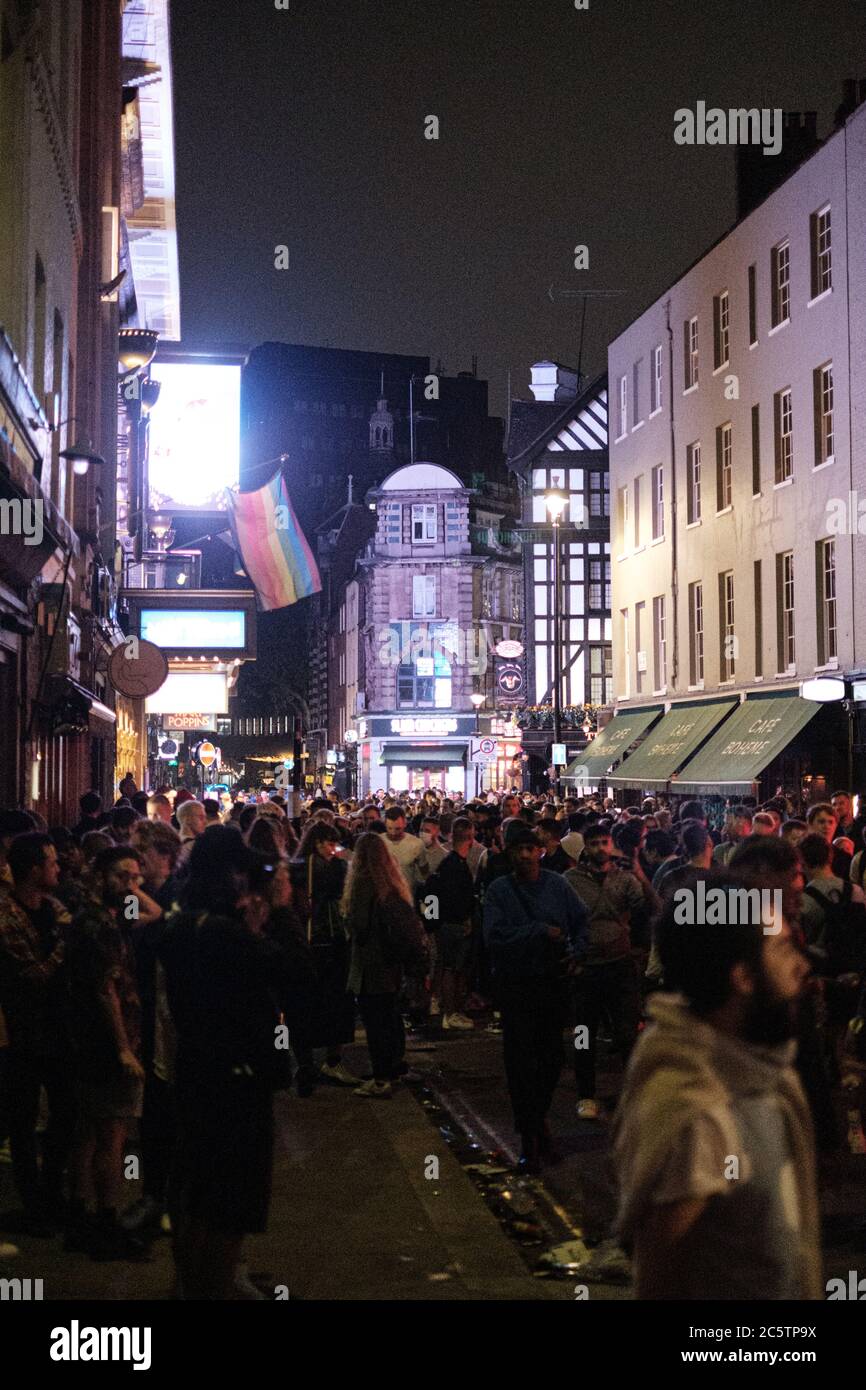 Local Londoners have returned to Soho during Super Saturday and ...