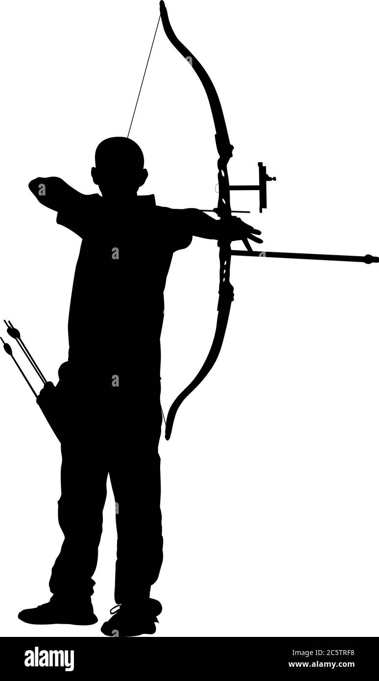 How to make a recurve bow Stock Vector Images - Alamy