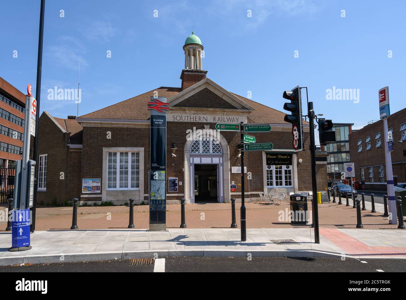 Bromley (Greater London), Kent, UK. Bromley North Railway Station on ...