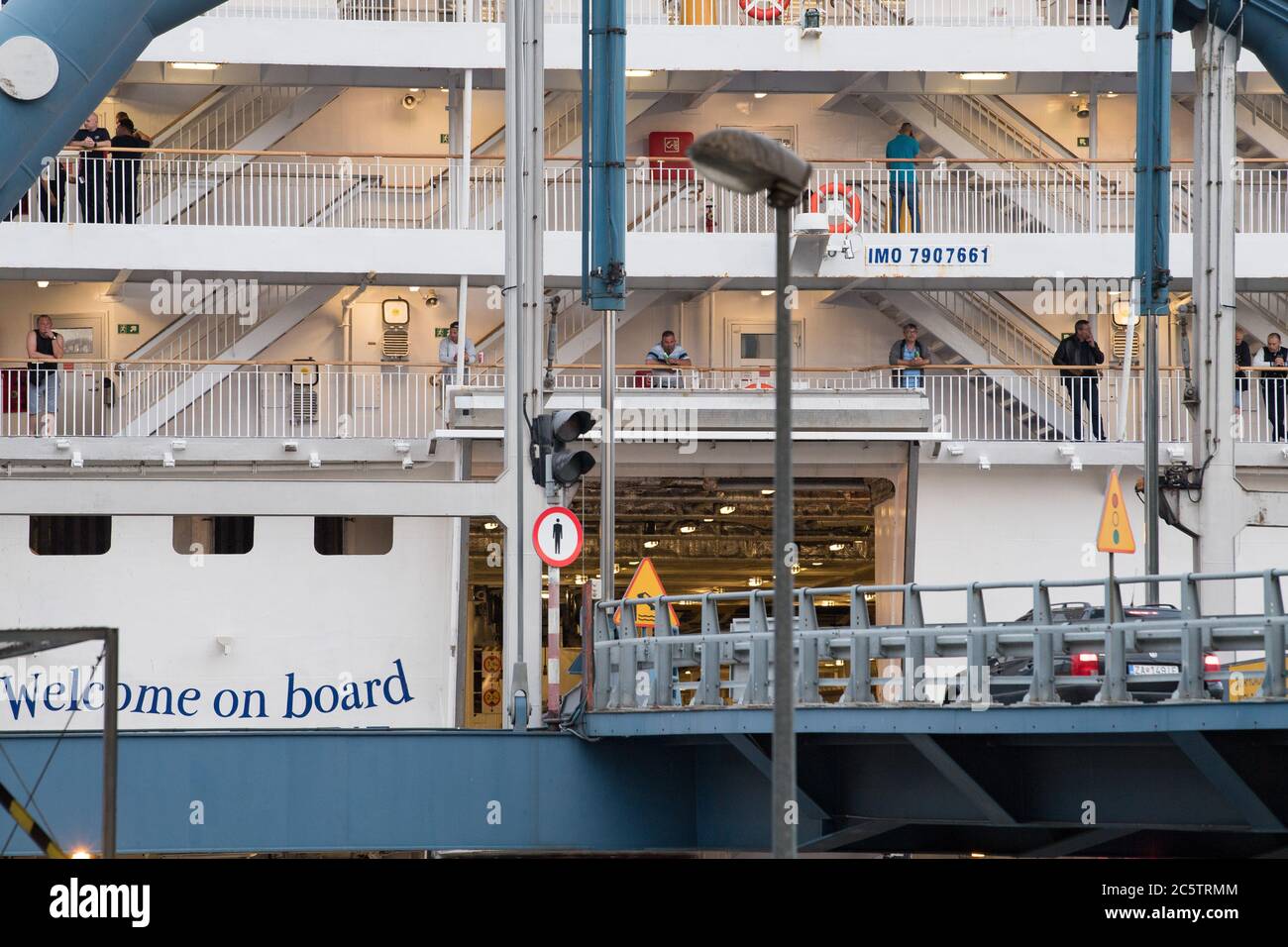 MS Stena Spirit, large cruiseferry owned by Stena Line, in Gdynia ...