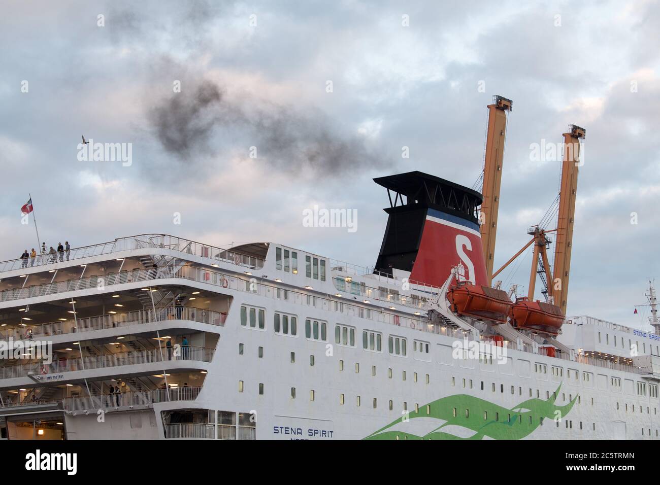 MS Stena Spirit, large cruiseferry owned by Stena Line, in Gdynia ...