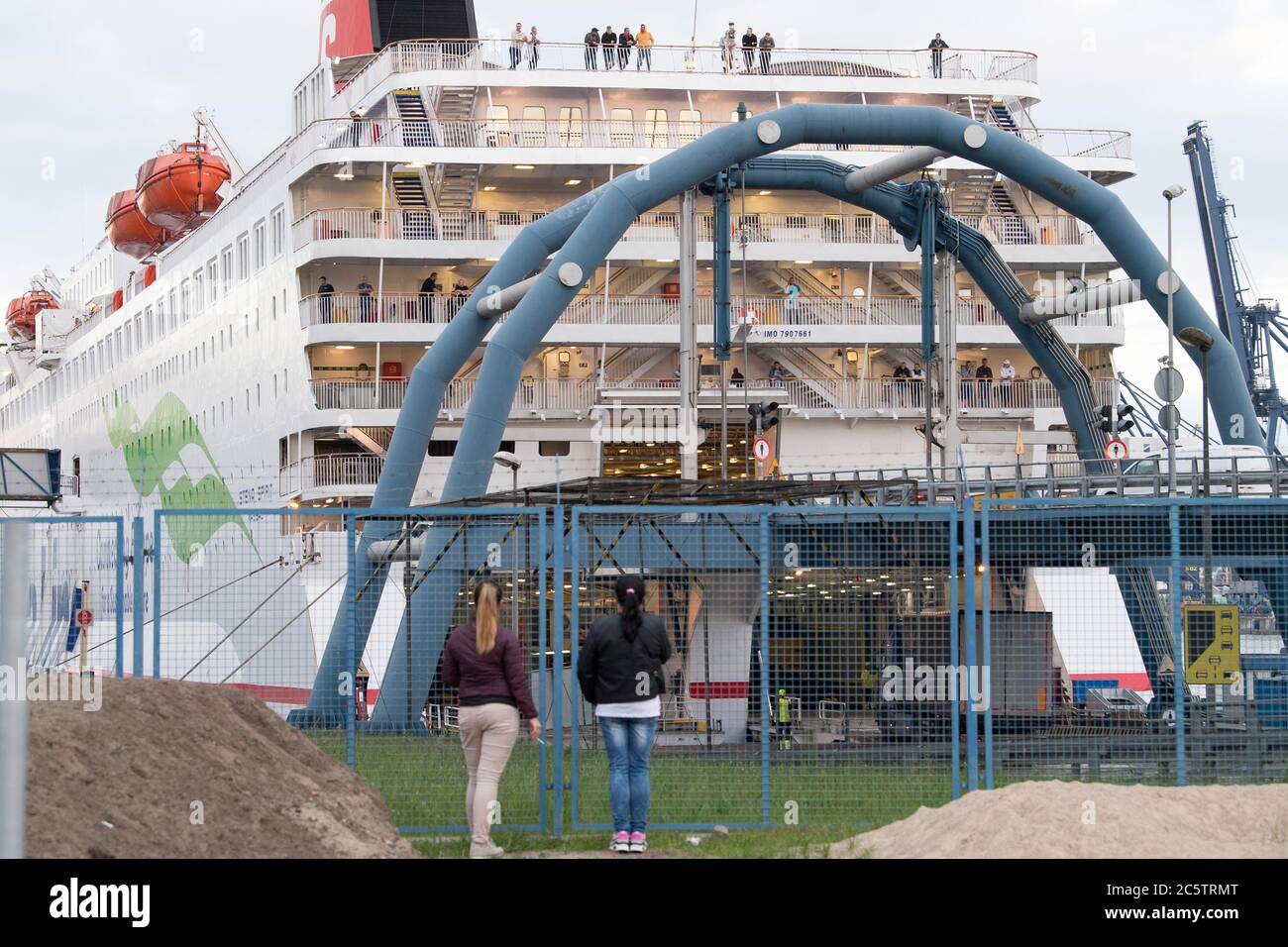 MS Stena Spirit, large cruiseferry owned by Stena Line, in Gdynia ...