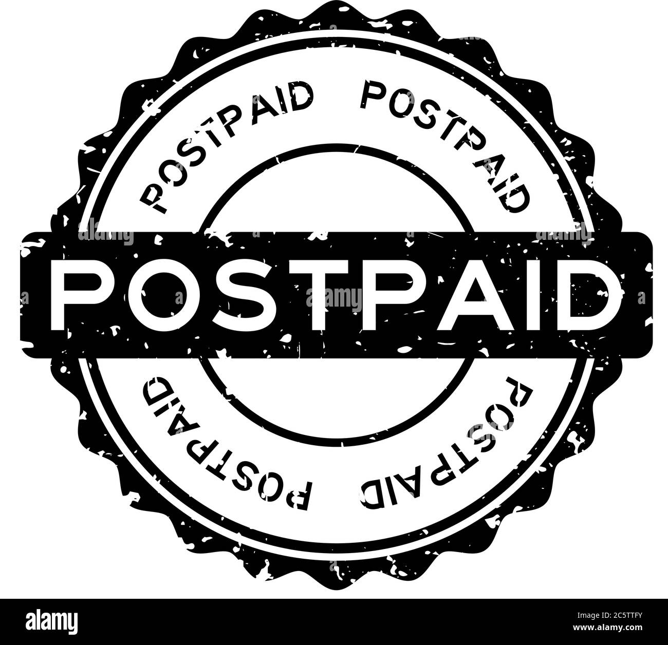 Prepaid stamp Stock Vector Images - Alamy