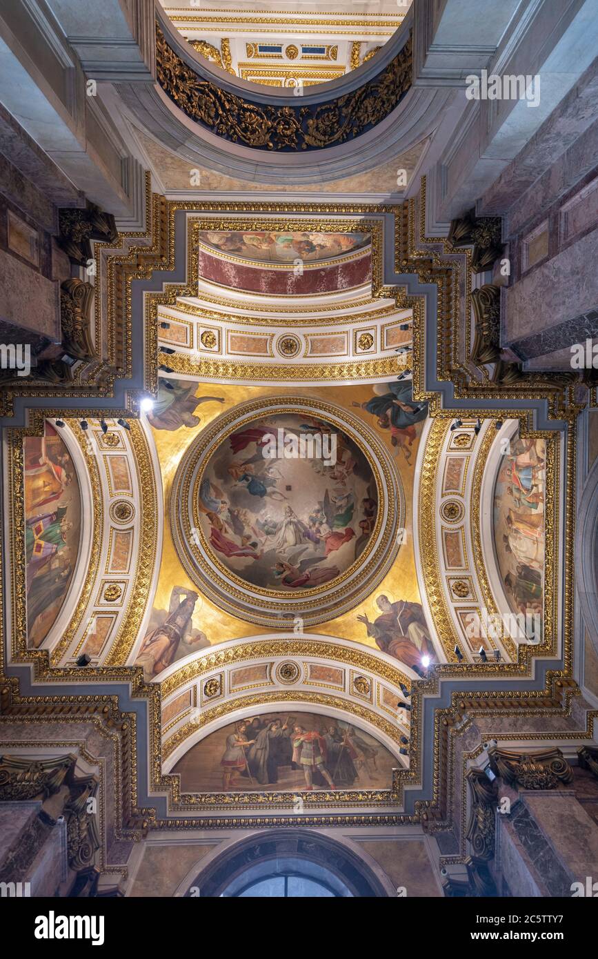 Saint Petersburg, Russia. Interior of Saint Isaac's Cathedral or ...