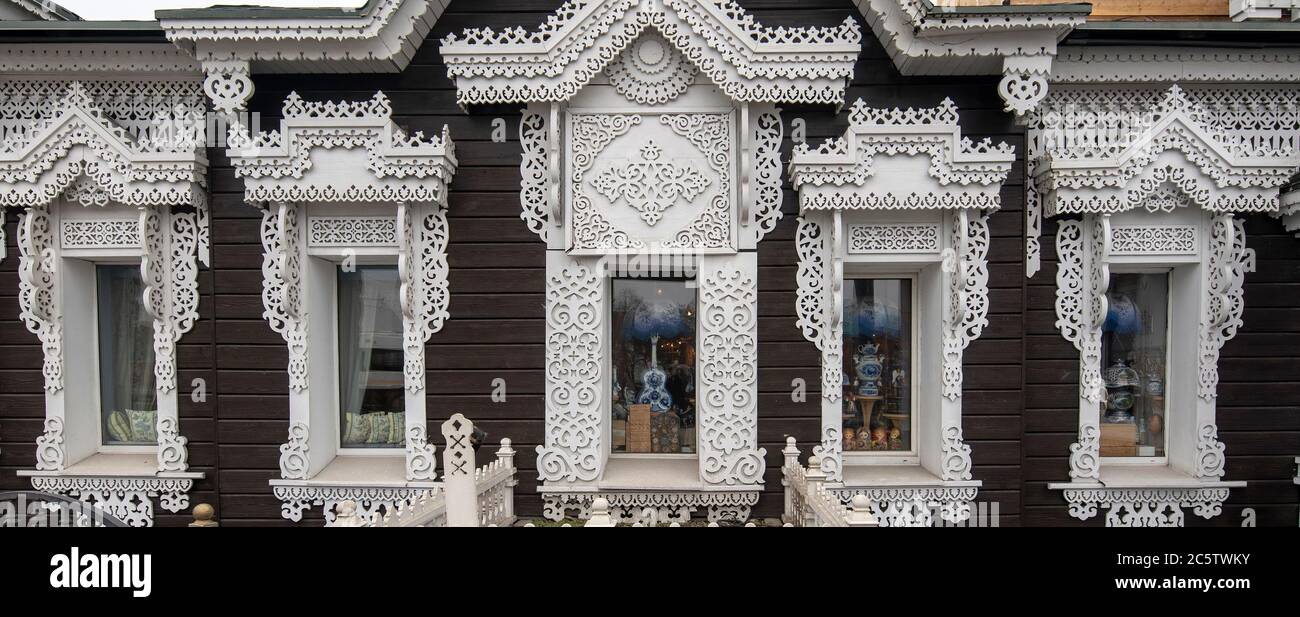 Russian folk house hi-res stock photography and images - Alamy