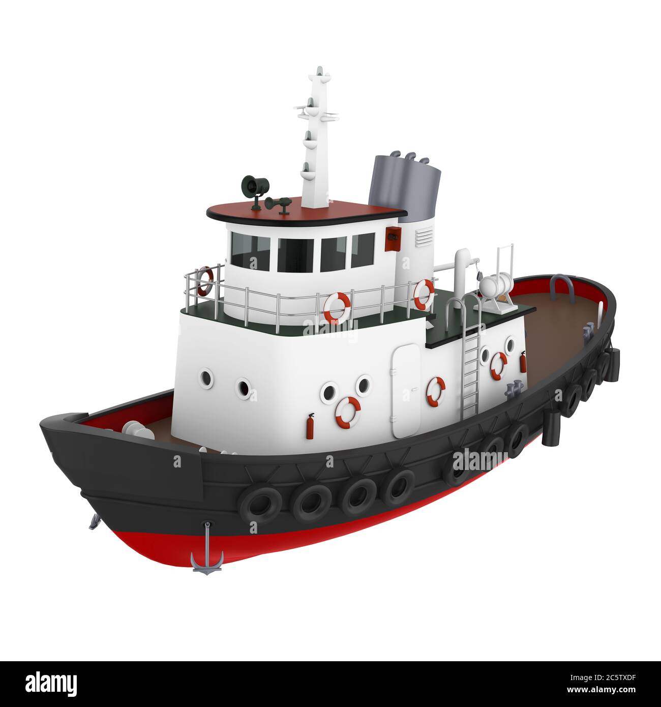 Naval tugboat Cut Out Stock Images & Pictures - Alamy