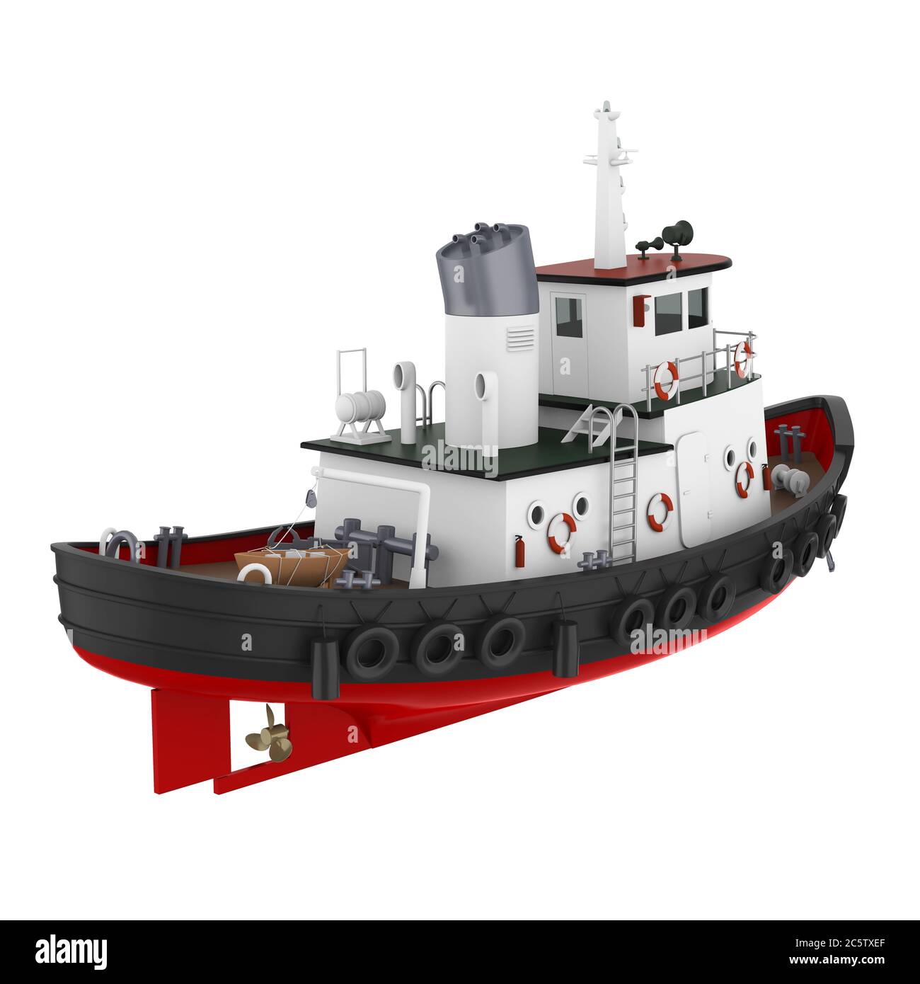 Tugboat dock Cut Out Stock Images & Pictures - Alamy