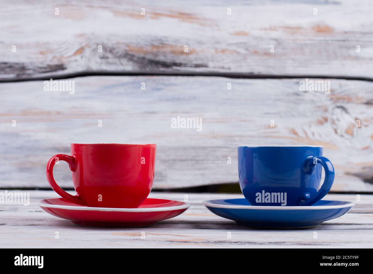 Two ceramic blue cups hi-res stock photography and images - Alamy