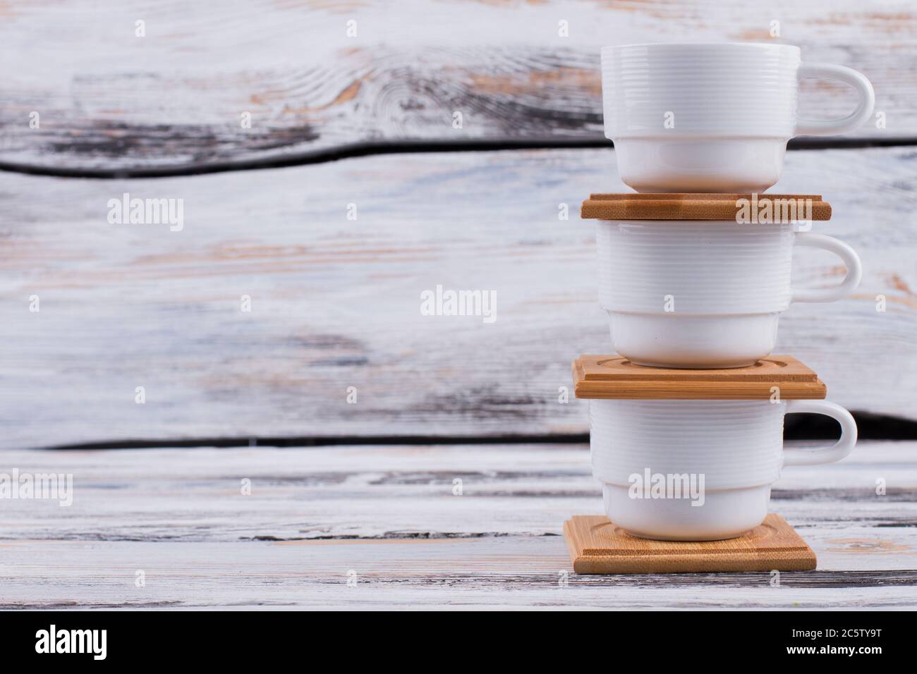 China cups stack hi-res stock photography and images - Alamy