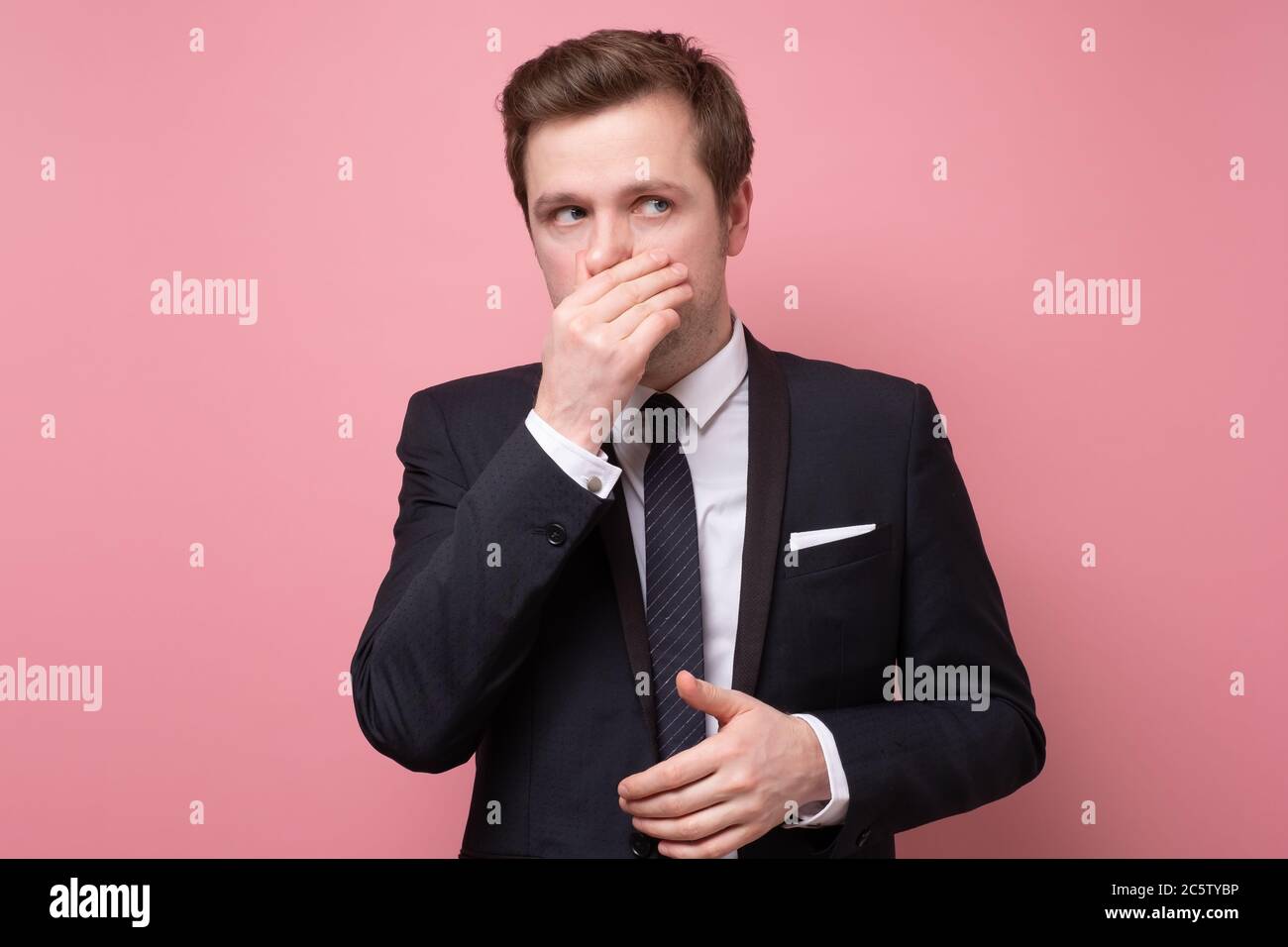 Plugging nose hi-res stock photography and images - Alamy