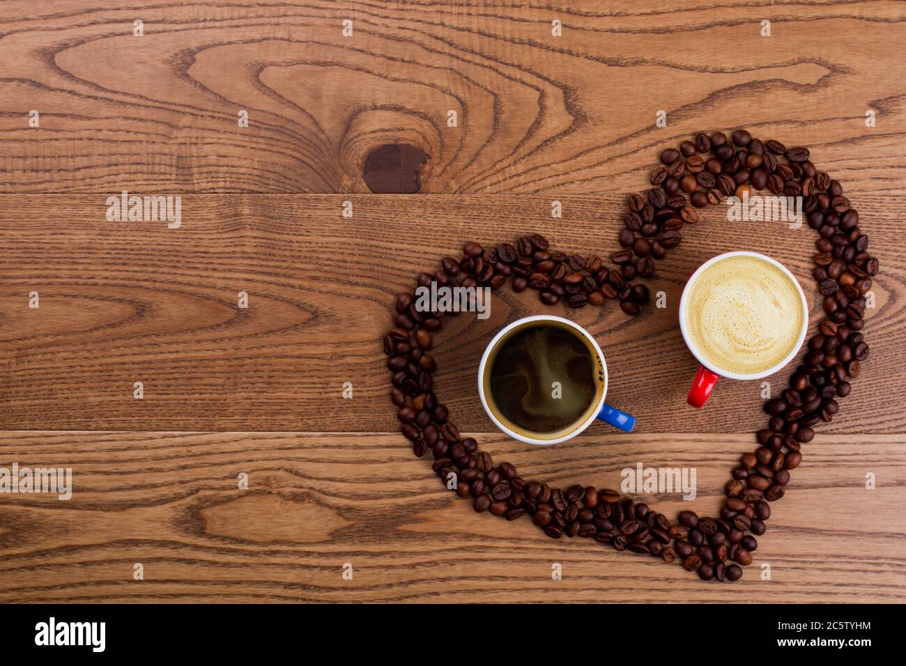 Coffee latte cup heart vertical hi-res stock photography and images - Alamy