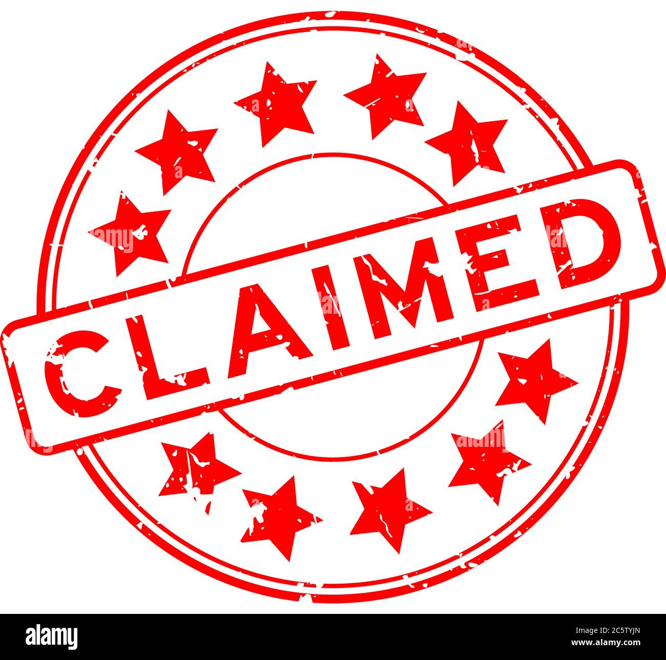 Claimed word Stock Vector Images - Alamy