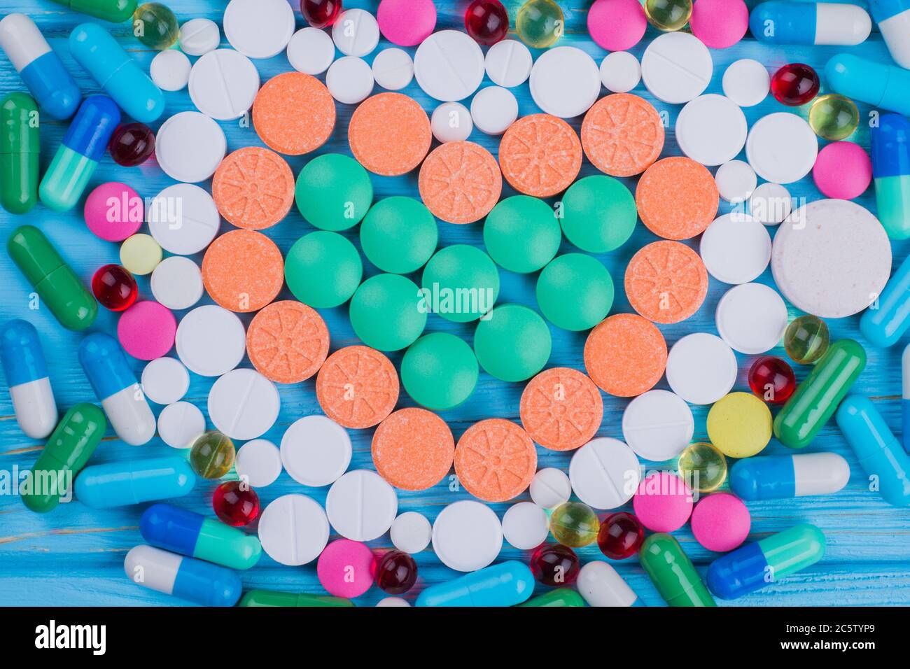 Prescription pills tablets arranged hi-res stock photography and images ...