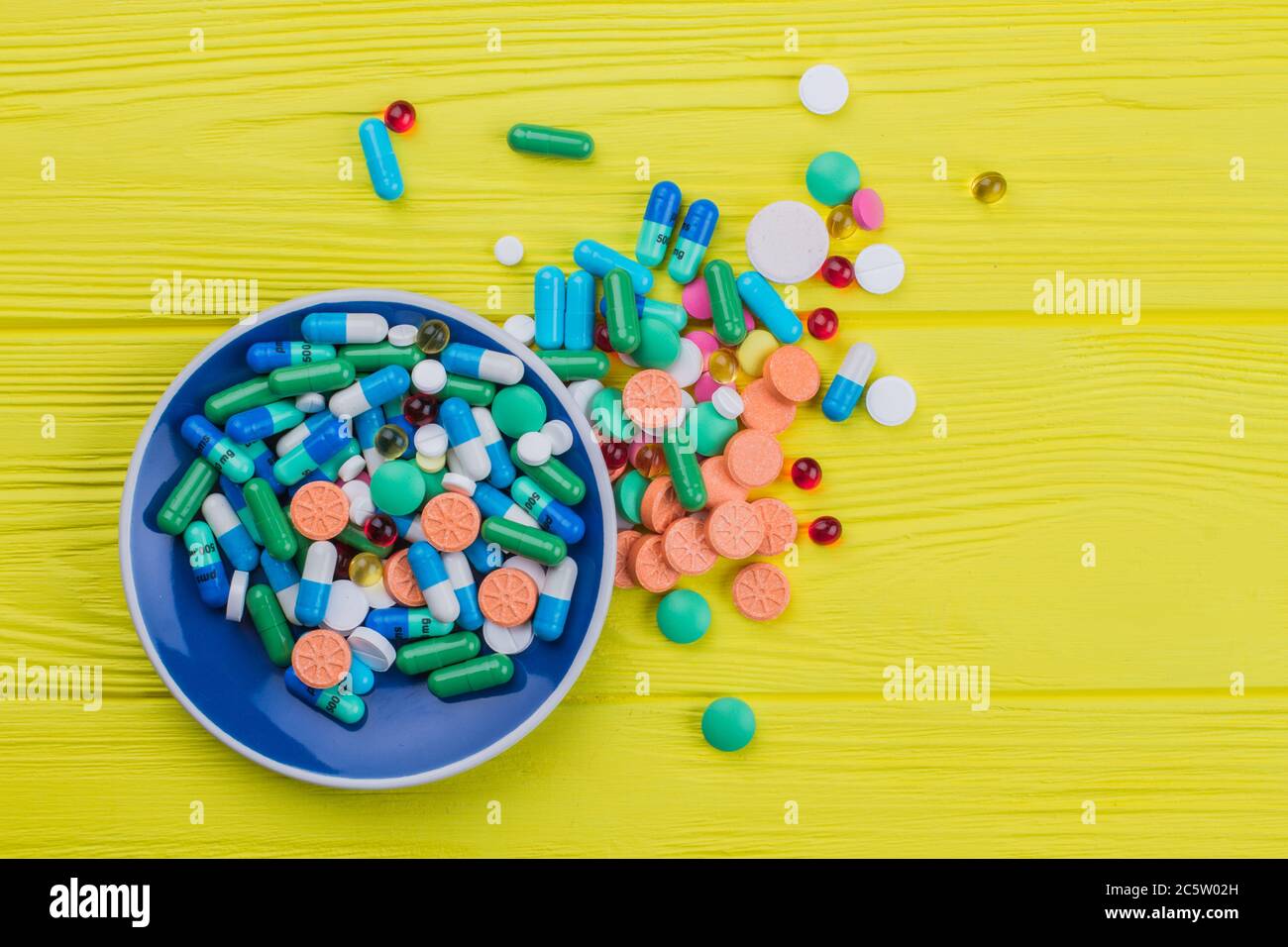 Vitamin concept pile tablets hi-res stock photography and images - Alamy
