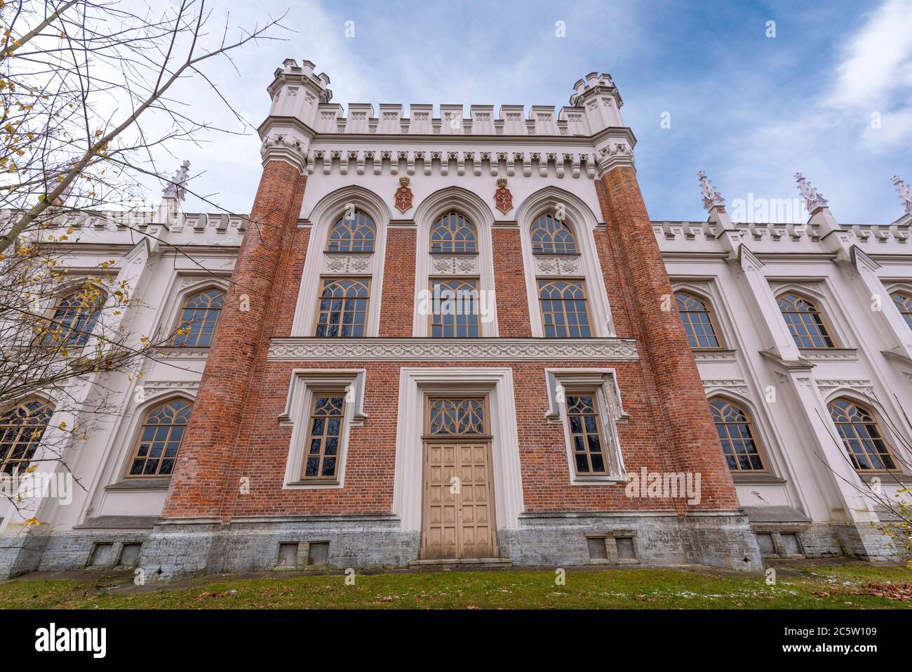 Peterhof, St. Petersburg, Russia. The Great Imperial stables. Part of ...
