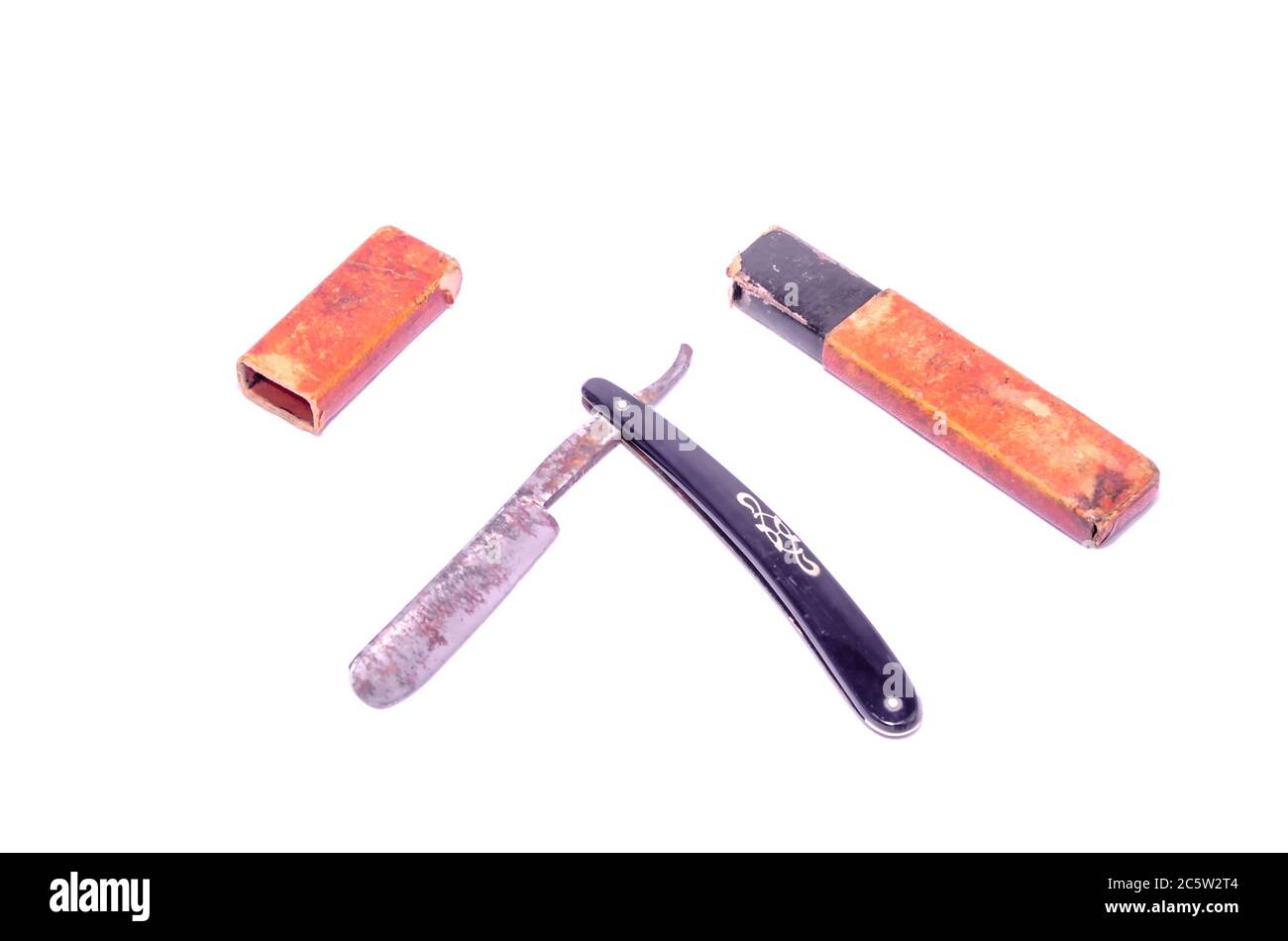 Blade from straight razor hi-res stock photography and images - Alamy