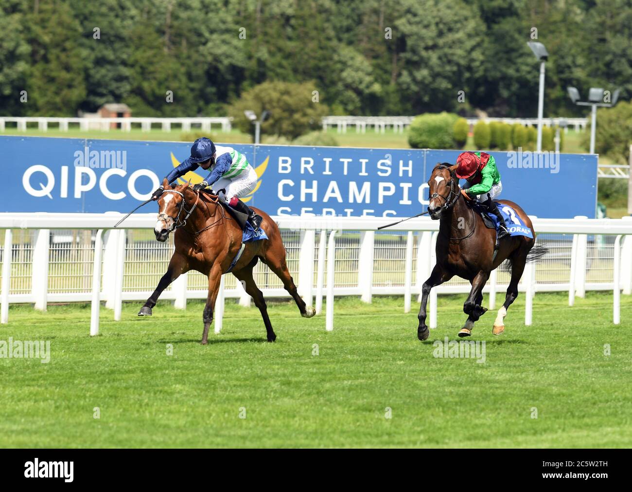 Dashing Willoughby and Oisin Murphy winning The Coral Henry II Stakes ...