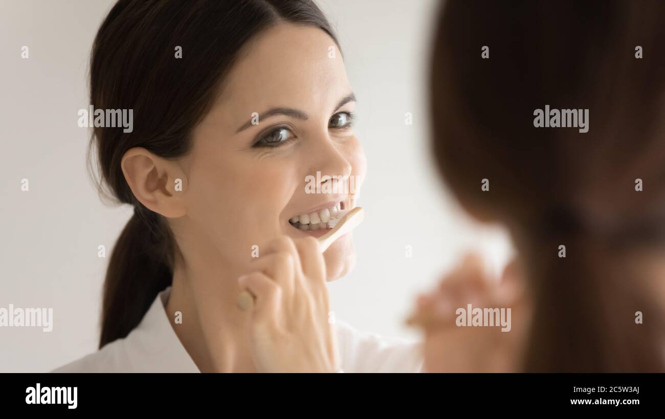 Woman reflection mirror lifestyle hi-res stock photography and images ...