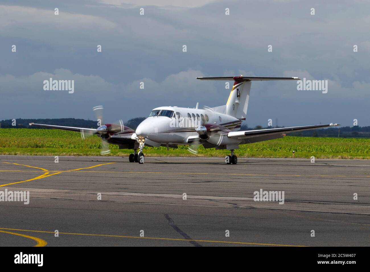 Beech B200 Super King Air M-EGGA Stock Photo - Alamy