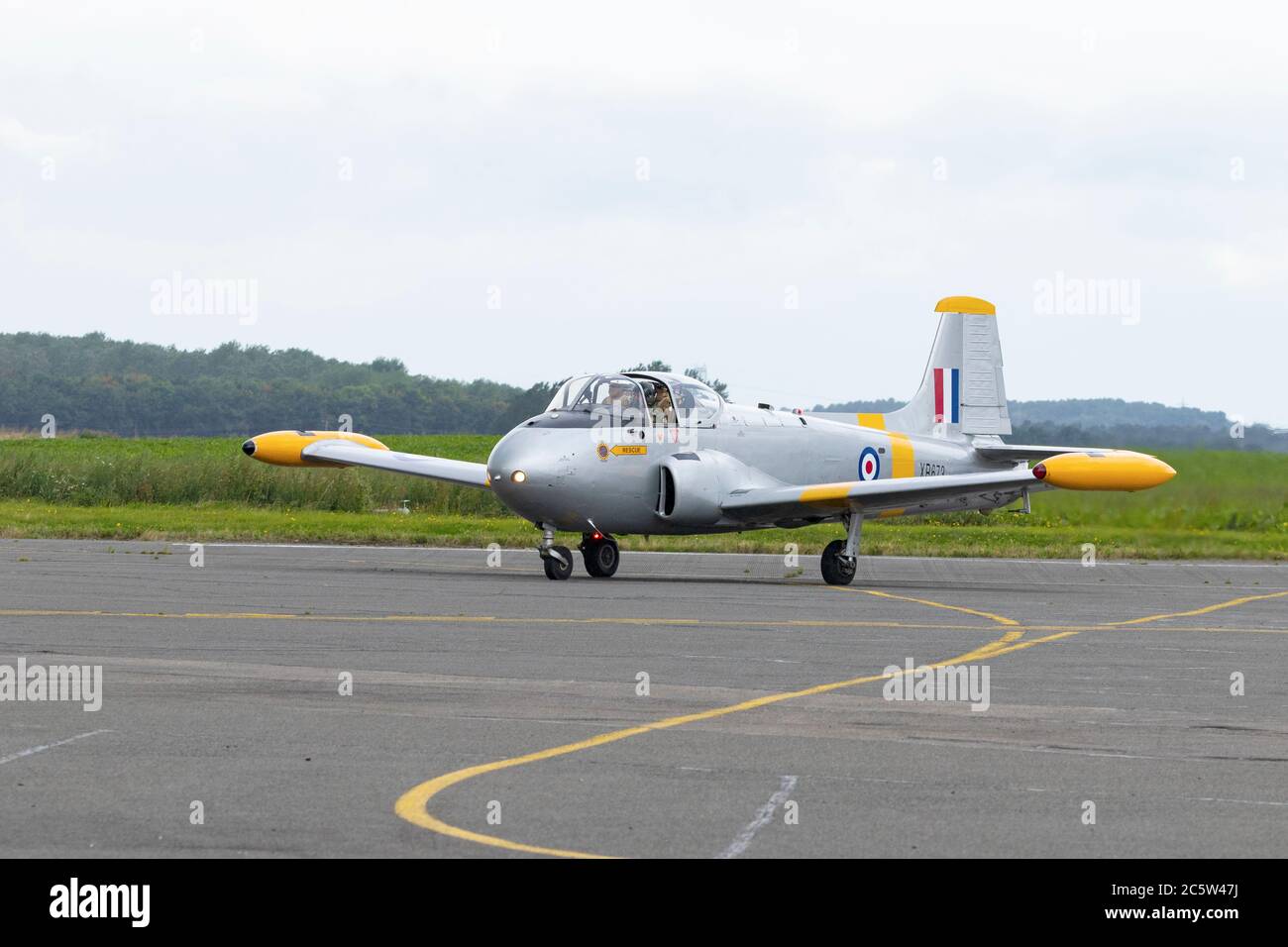 BAC P-84 Jet Provost T MK4 XR673 G-BXLO Stock Photo - Alamy