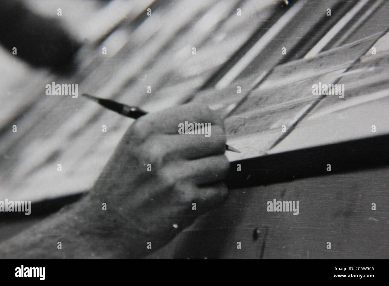 Fine 70s vintage black and white lifestyle photography of traditional ...