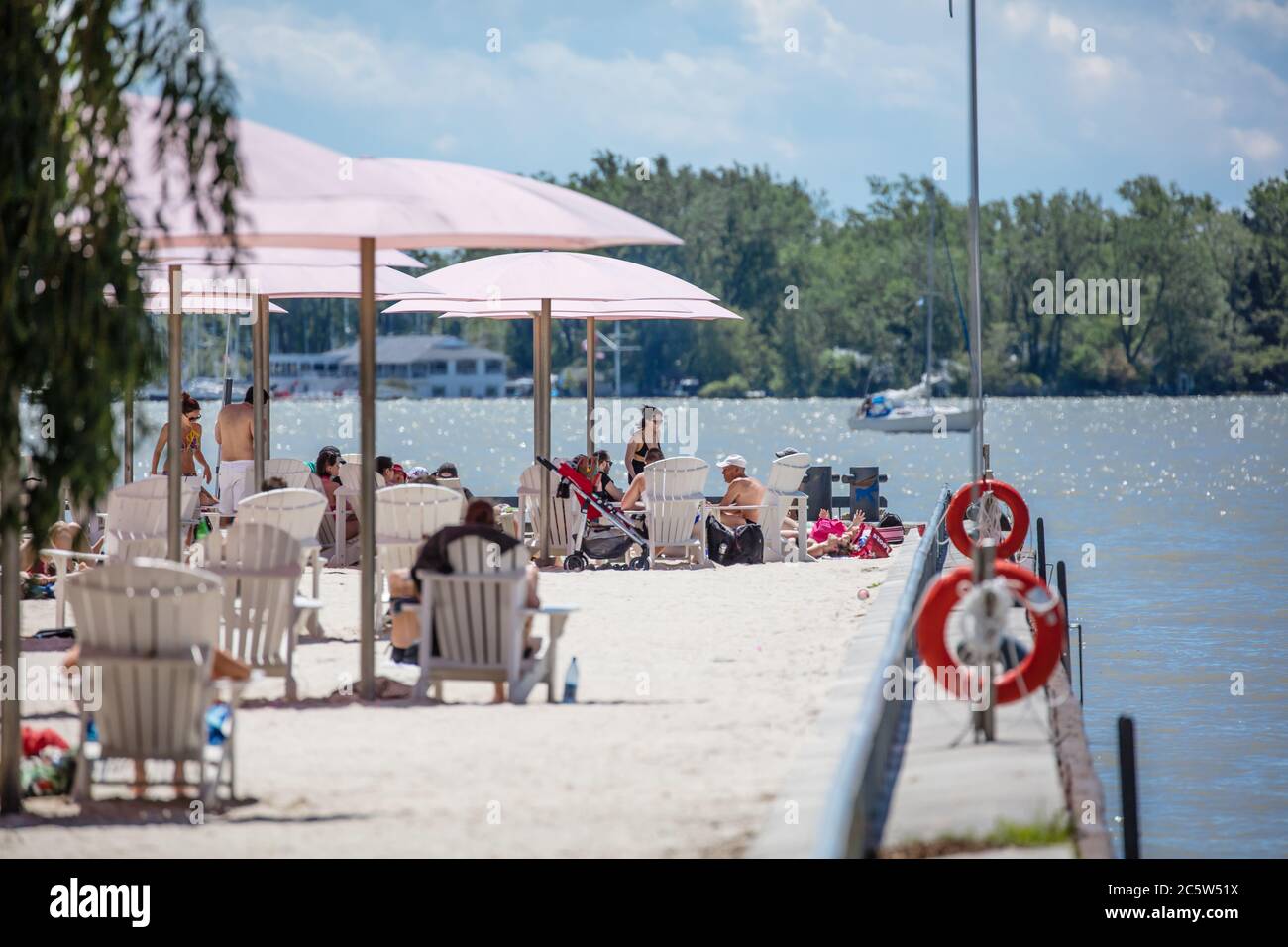 Sugar Beach, Toronto Stock Photo - Alamy